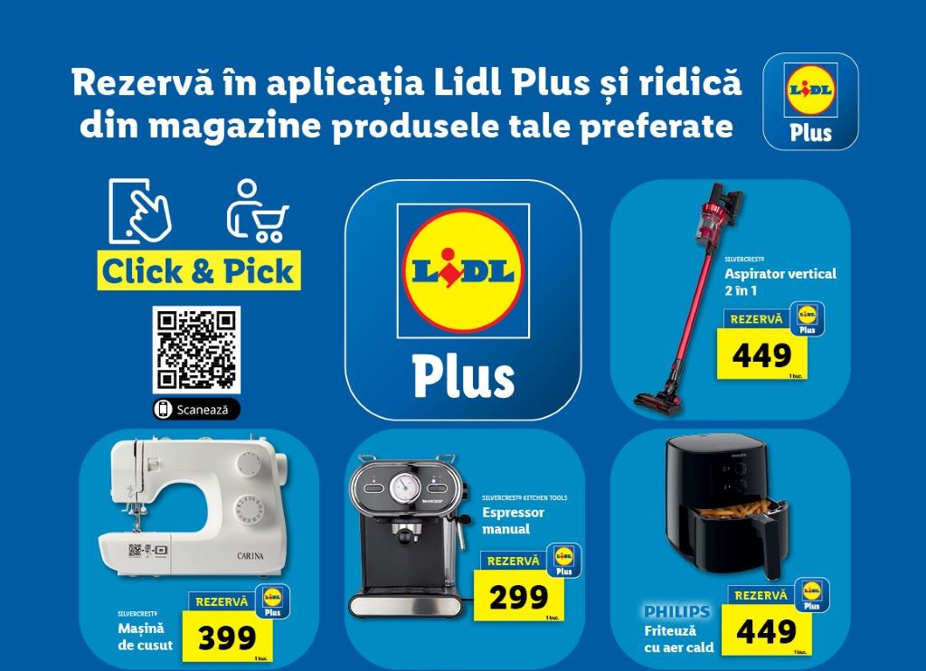 Serviciul Click & Pick este din nou disponibil în aplicația Lidl Plus ...